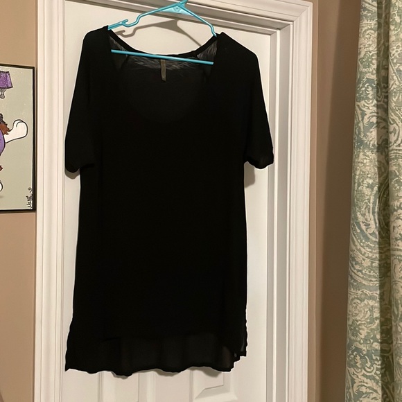 XCVI | Tops | Xcvi Black Shirt Xl | Poshmark